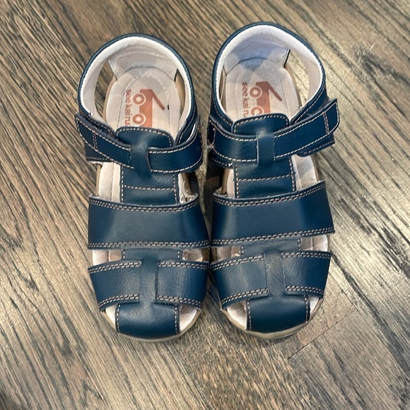 See Kai Run | Shoes | Gently Worn See Kai Run Blue Sandals | Poshmark